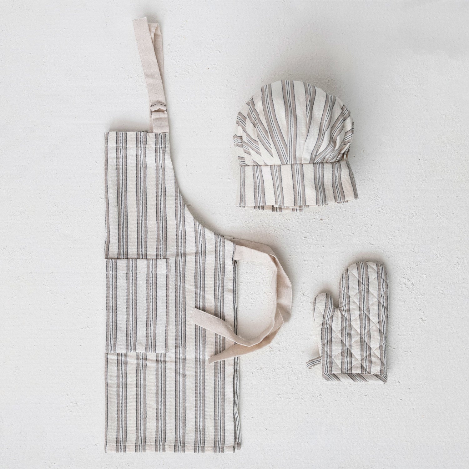 Striped Cotton Child Apron Set – Bast Brothers Garden Center